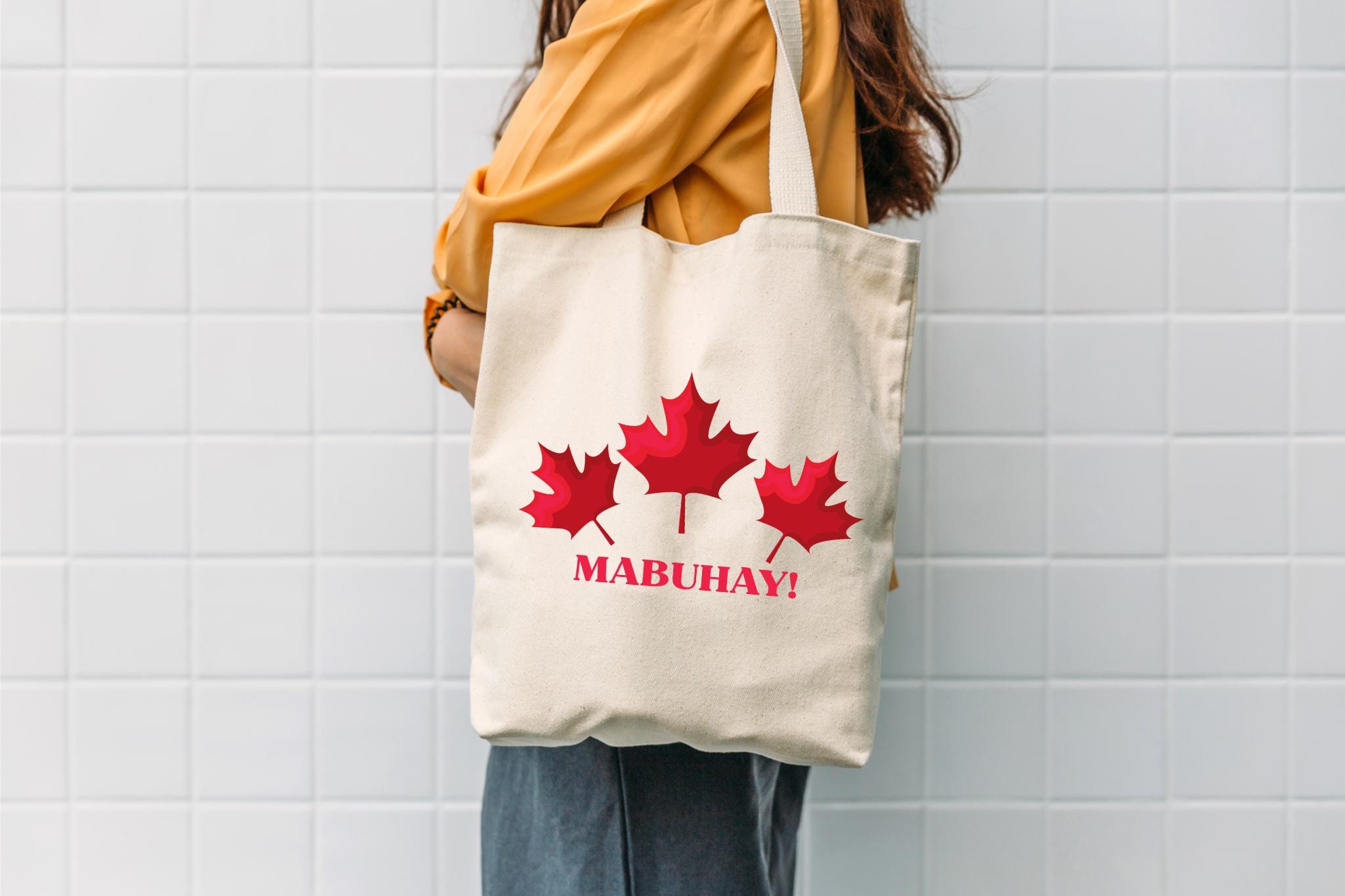 Filipino Canvas Tote – Manila Cathedral & Floral Travel Design Filipino ...