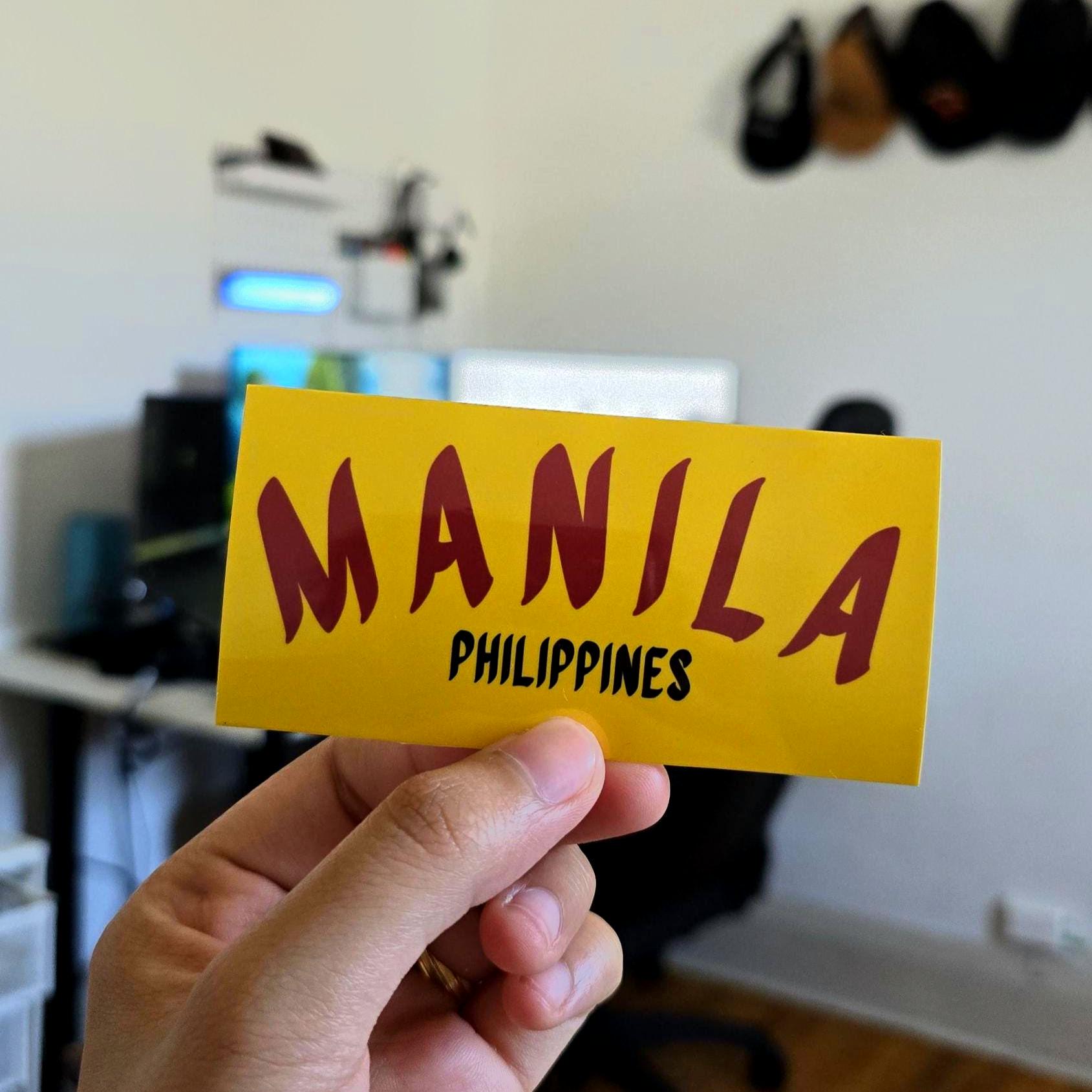 Personalized Jeepney Sticker – Custom Filipino Name Decal – Waterproof ...