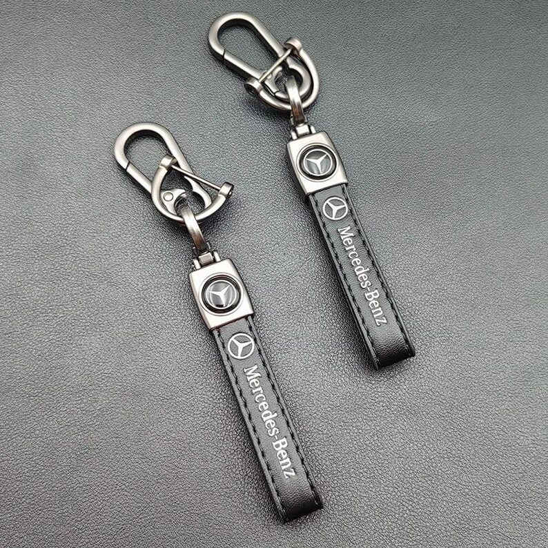 Mercedes Benz High Quality Leather Keychain,perfect Gift for Mercedes ...