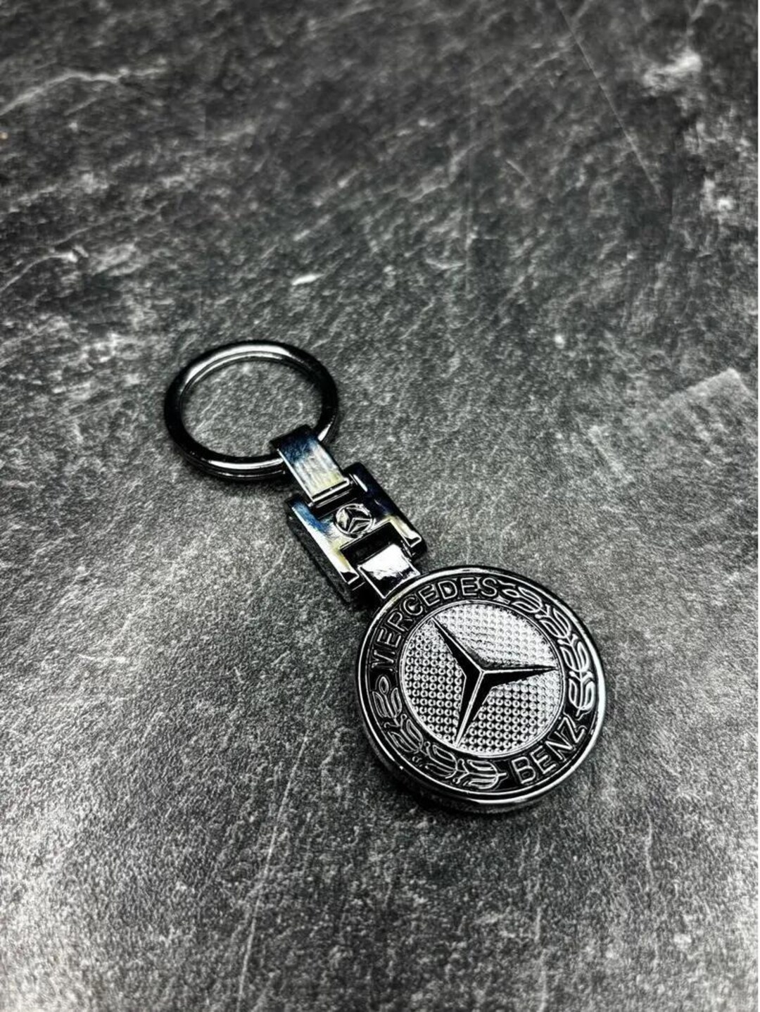 Mercedes-benz Key Ring Made of High-quality Metal With the Iconic ...