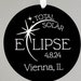 Solar Eclipse Personalized Ornament, Black, Laser Engraved, Totality - Etsy
