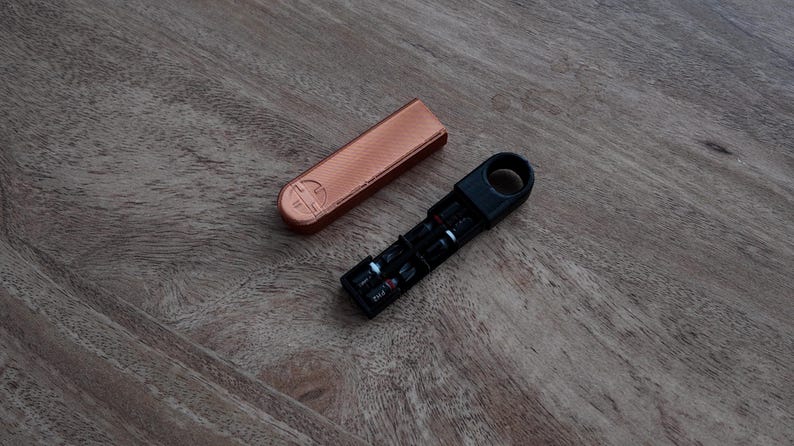 Mini Magnetic Screwdriver With Bit Storage Drawer EDC Pocket Tool - Etsy