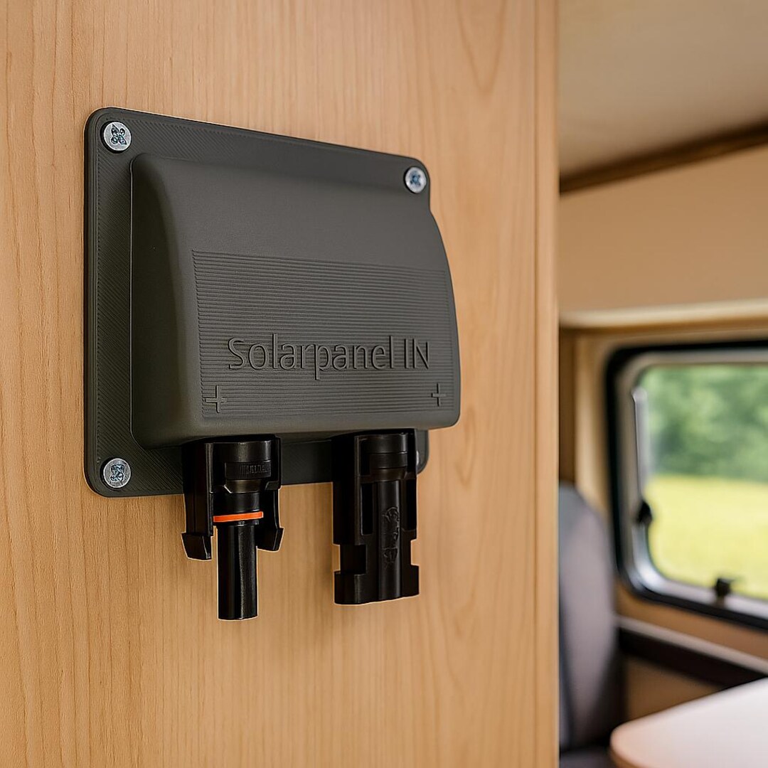 MC4 Connector Housing Mount – Solar Panel Cable Housing for Van Builds ...