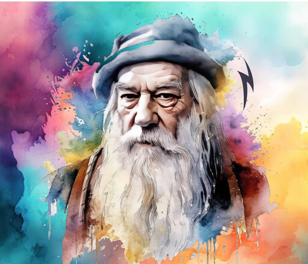 Watercolor Headmaster-movie-tumbler PNG - Etsy