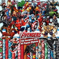 Super Heroes Png Bundle, Super Heroes Set, Super Hero Clipart Set ...
