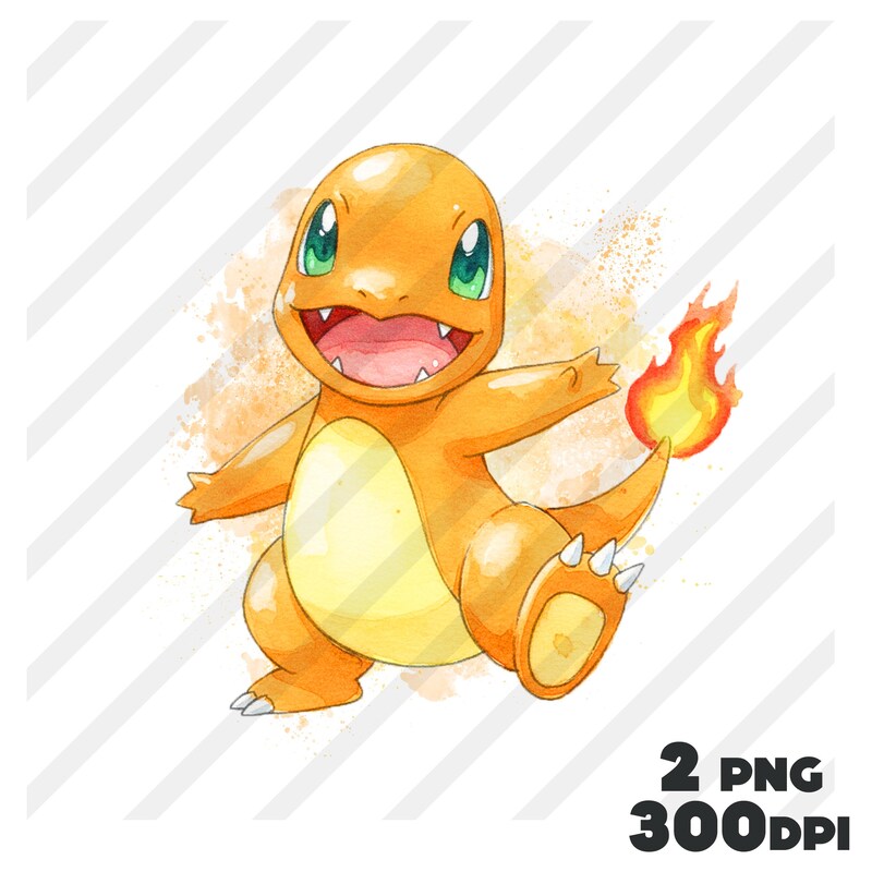 Charmander Svg - Etsy
