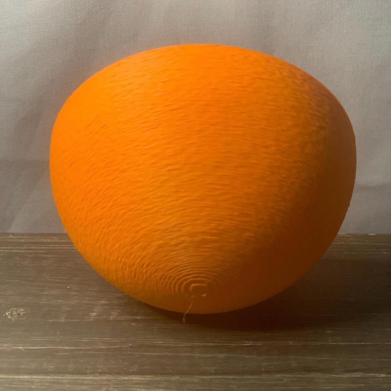Orange Slice Desk Clock – Mid-century Modern Fruit-inspired Clock by ...