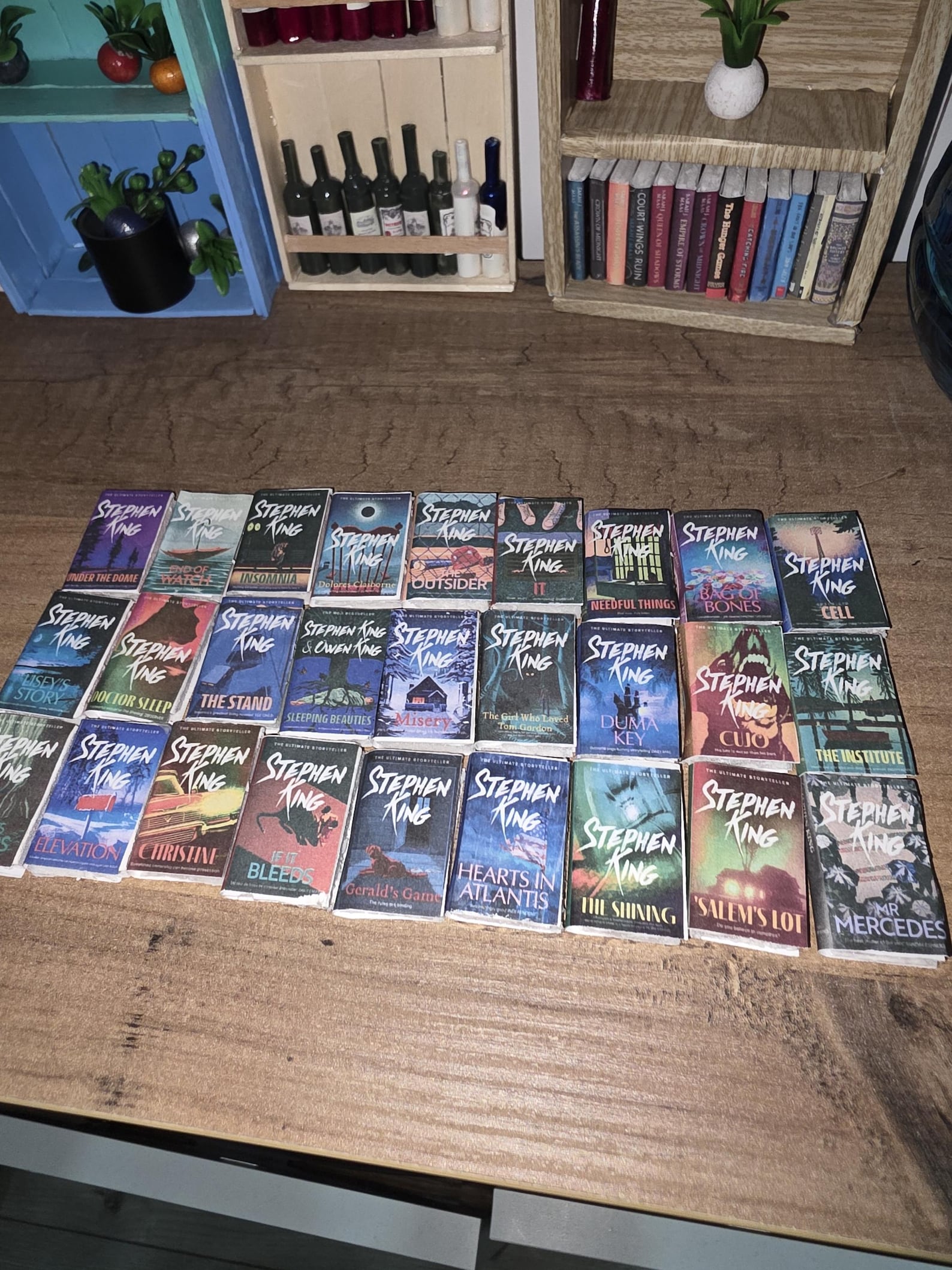 Printable Mini Stephen King Book Cover Template Set + Bonus Bookmarks ...