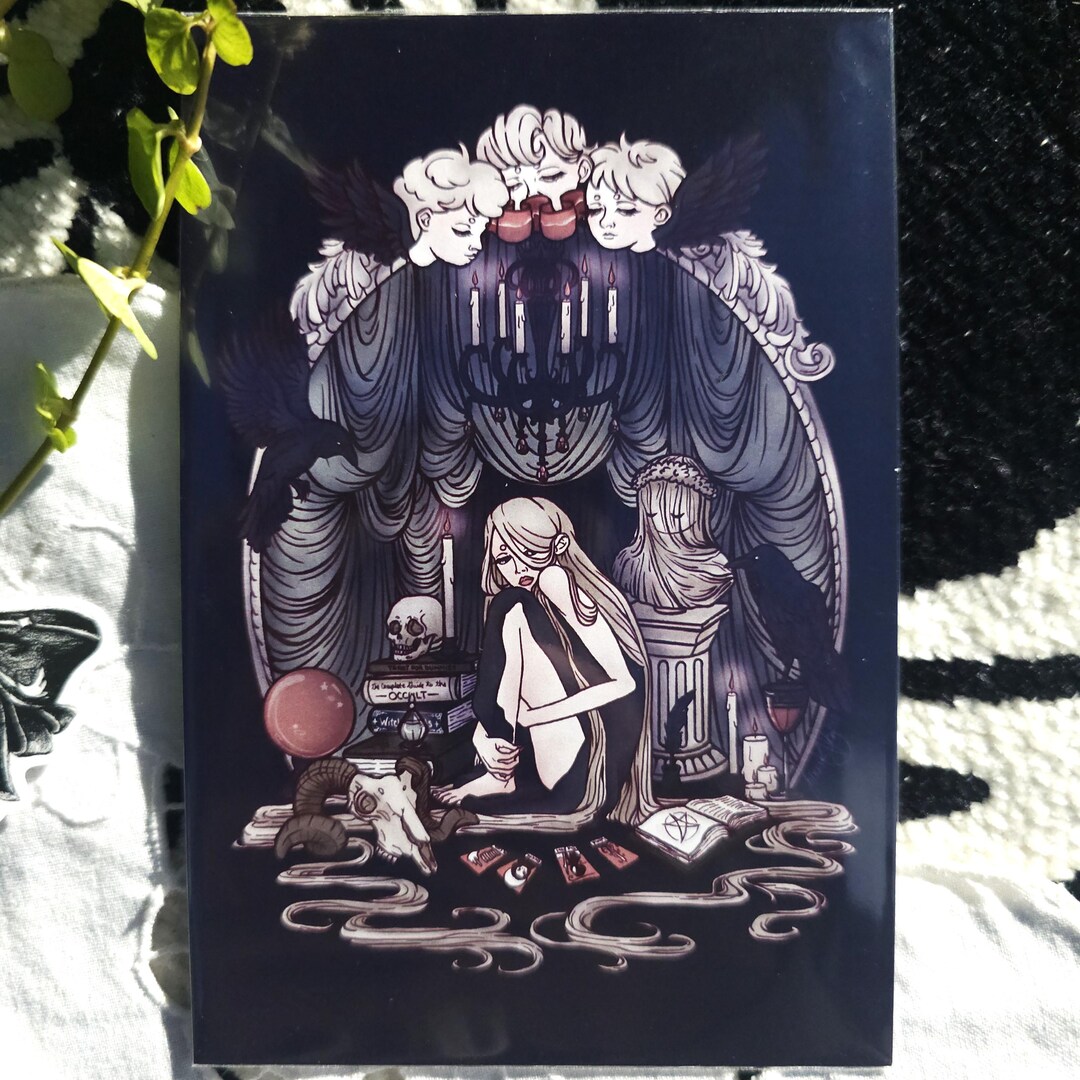 Occult Art Print | Witchy Wall-art Dark Fantasy Illustration Magical ...