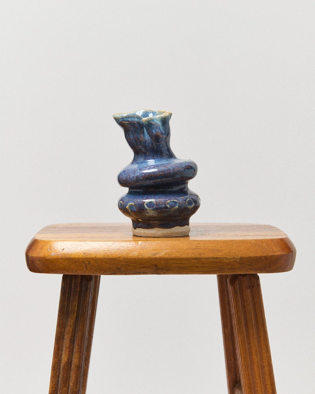 Abstract Studio Pottery Vase - Etsy