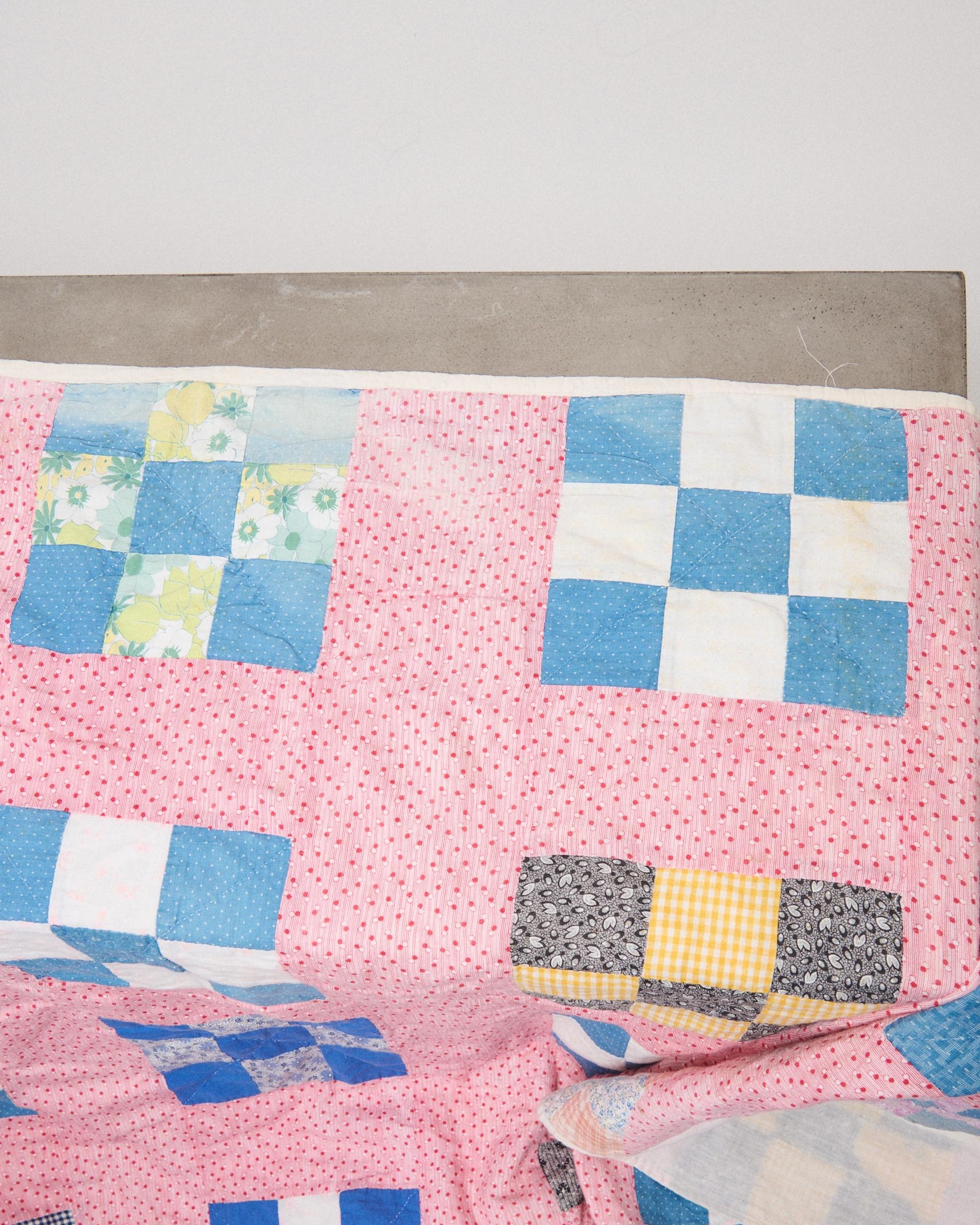 Handmade Feed Sack Nine Patch Quilt 1930s - Etsy