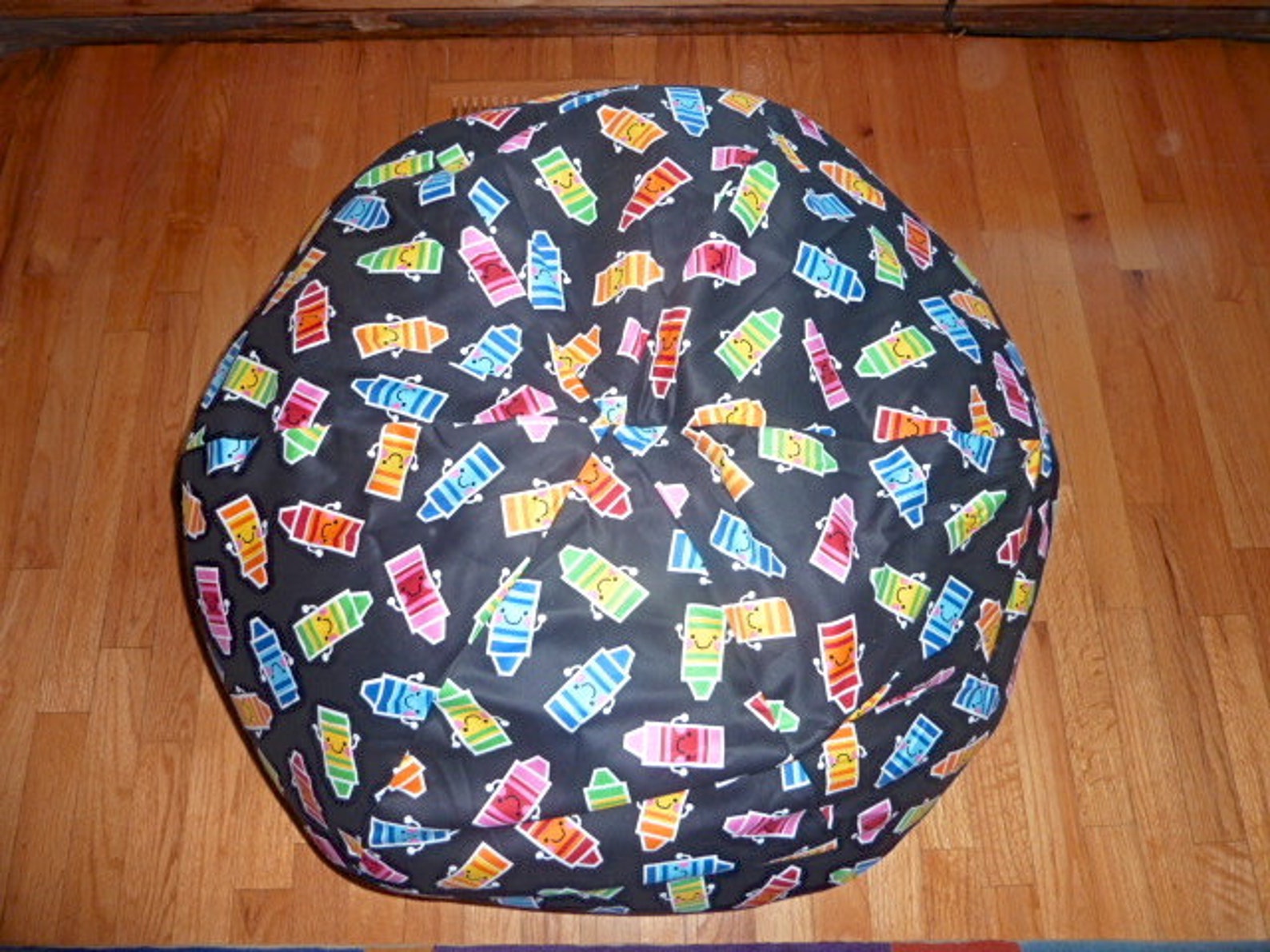 Crayon Bean Bag Chair Cover - Colors Include Black, Red, Green, Yellow ...