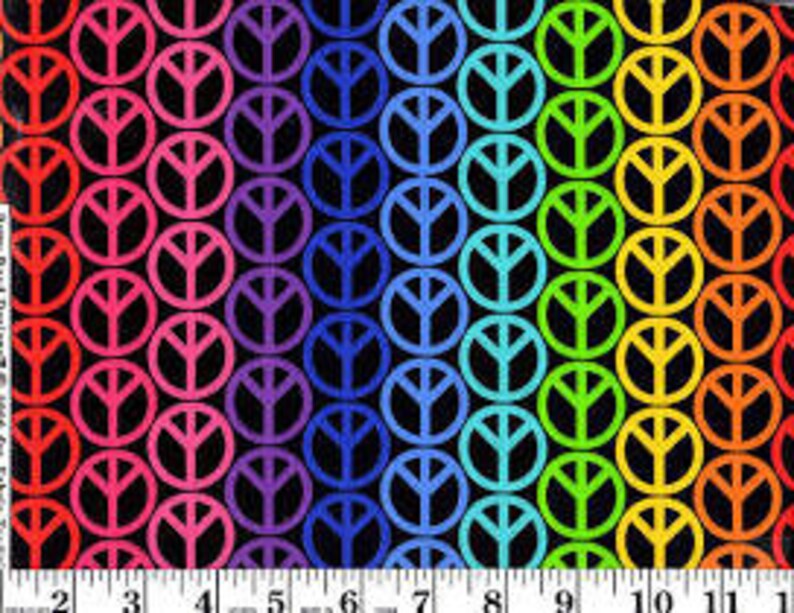 Peace Sign Bean Bag Chair Cover Flowers Hippie Rainbow - Etsy