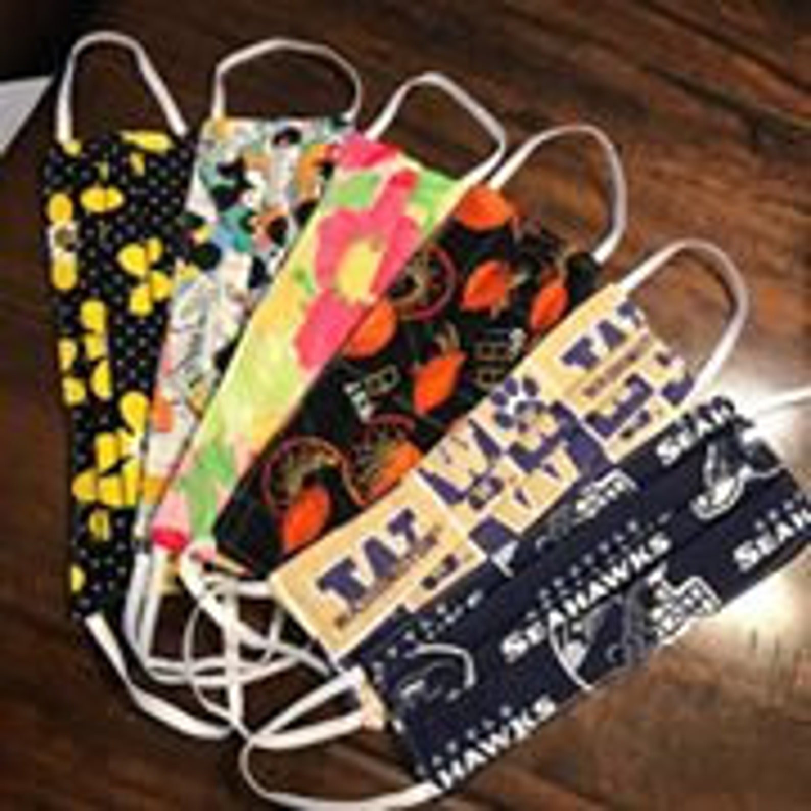 Halloween Face Mask Doubled Layered Cotton Face Masks | Etsy