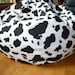 Cow Bean Bag Chair Cover, Black, White, Black and White, Farm, Animal ...