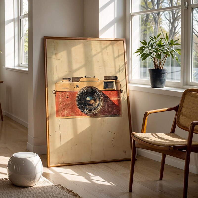 Vintage Camera Print - Etsy