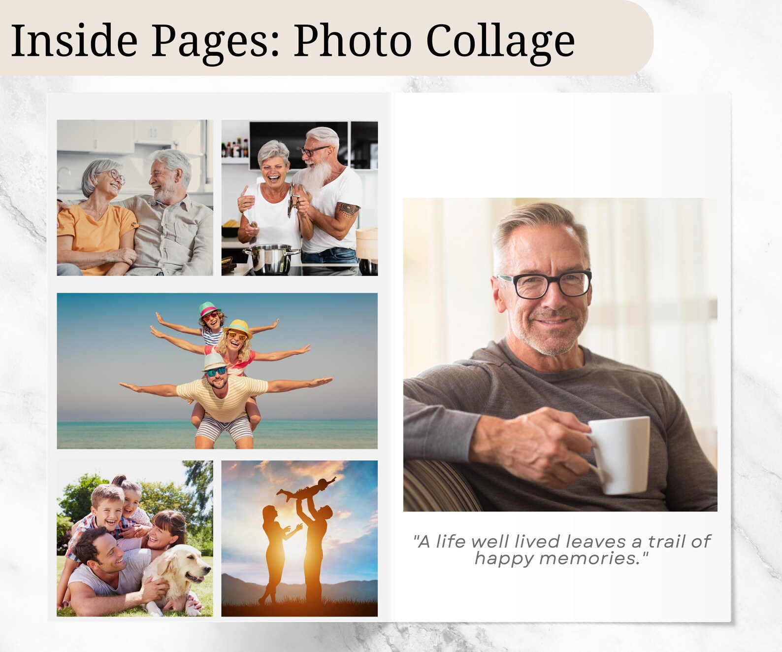Cremation Funeral Program – Editable Celebration of Life Booklet ...