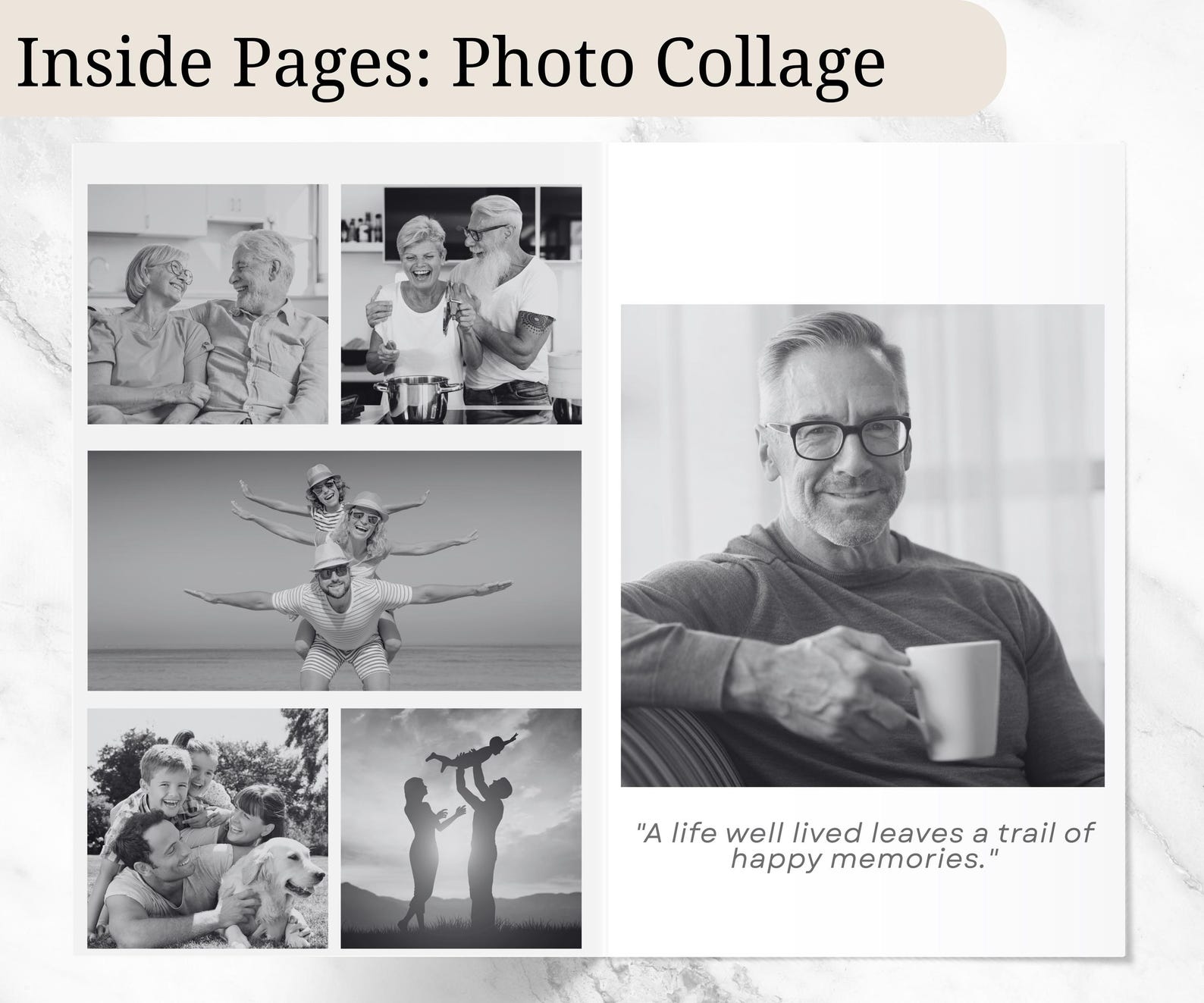 Cremation Funeral Program – Editable Celebration of Life Booklet ...