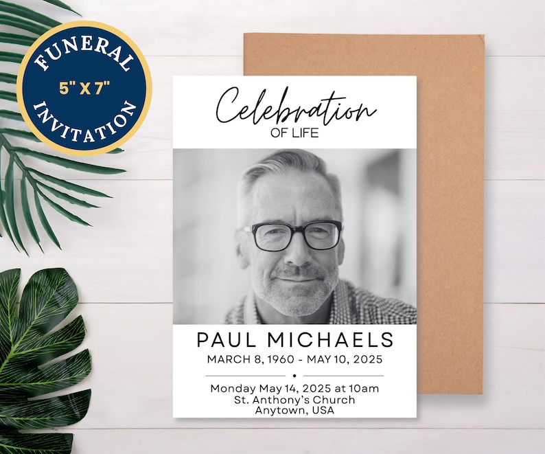 Cremation Memorial Template Bundle – Editable Canva Set for Scattering ...
