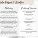 Cremation Funeral Program – Editable Celebration of Life Booklet ...