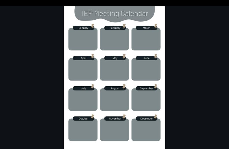 Individualized Education Plan IEP Meeting Form Digital&pdf Available - Etsy