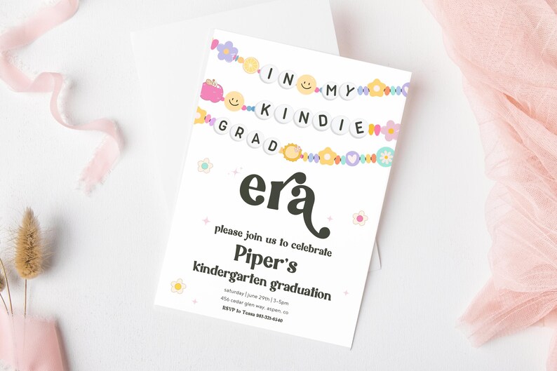 Graduation Party Invite, Kindergarten Graduation Party Invite ...