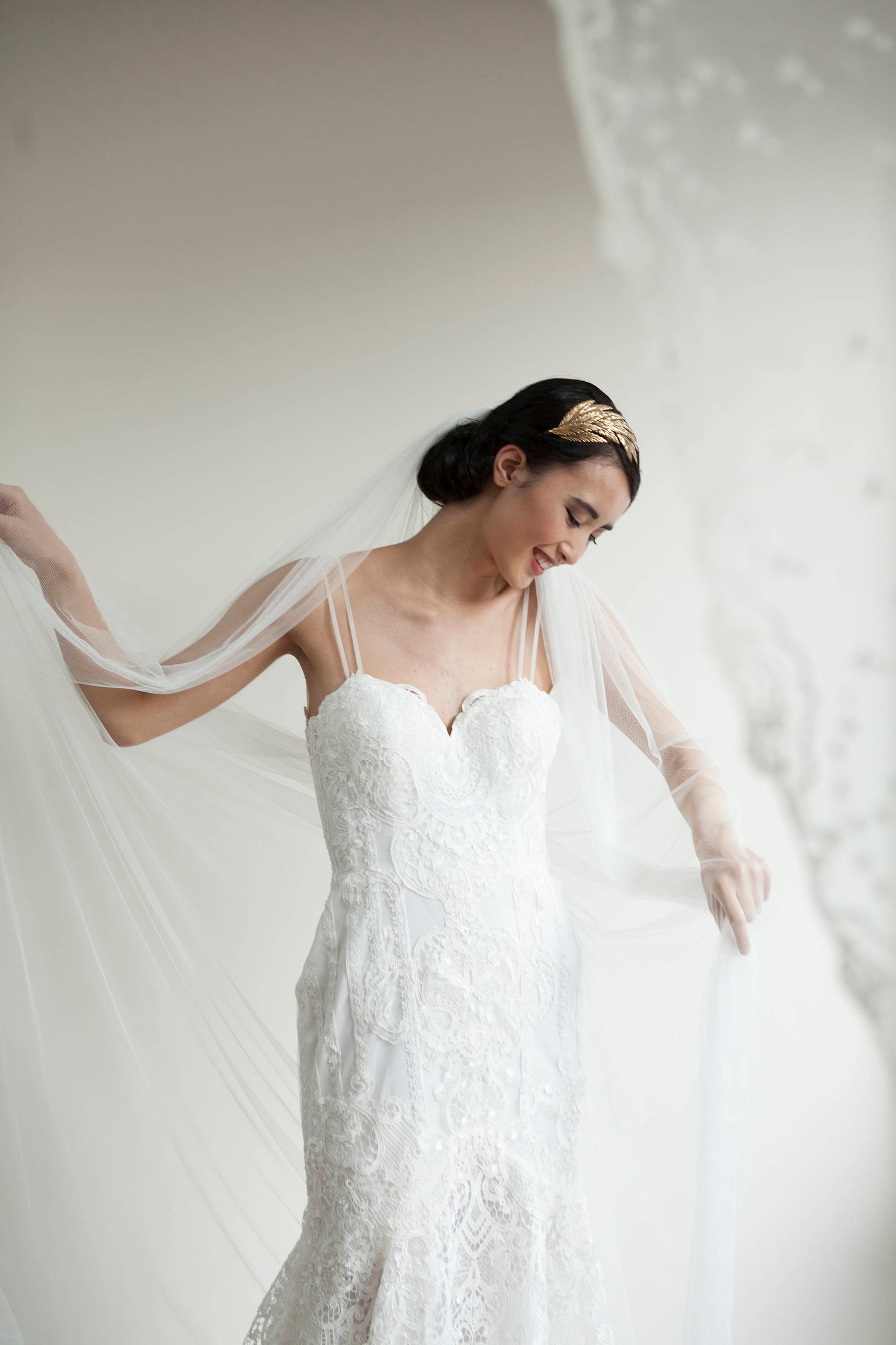 Golden Wing Headpiece Gold Bridal Tiara Stylish Bridal - Etsy