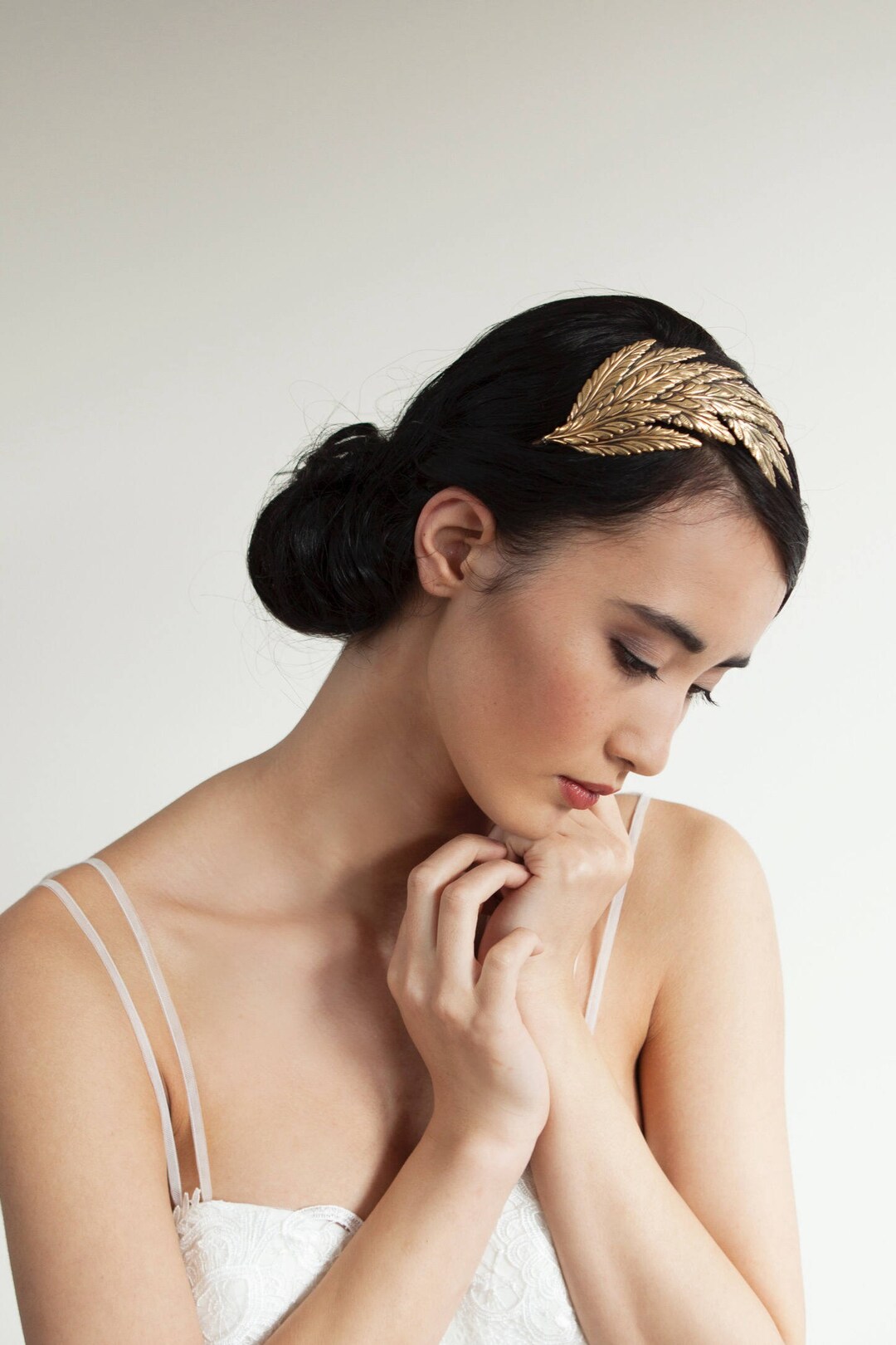 Golden Wing Headpiece Gold Bridal Tiara Stylish Bridal Hair Accessory ...