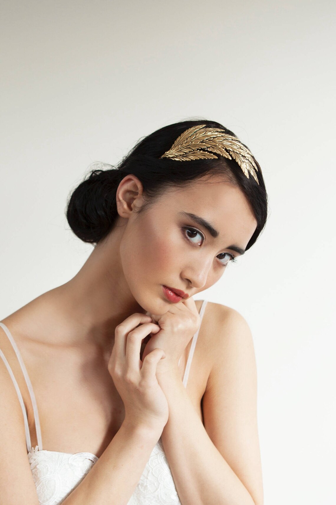 Golden Wing Headpiece Gold Bridal Tiara Stylish Bridal - Etsy
