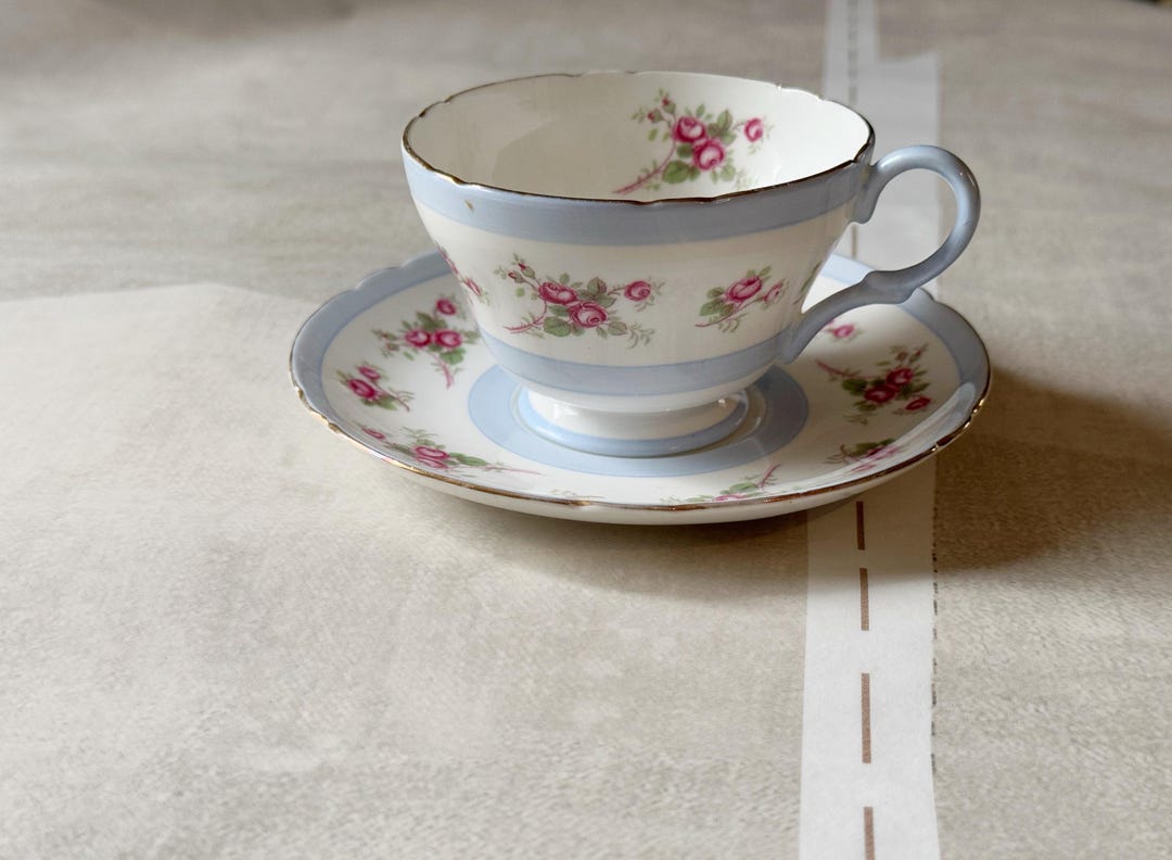 Vintage Shelley Pink Rose Duo - Etsy
