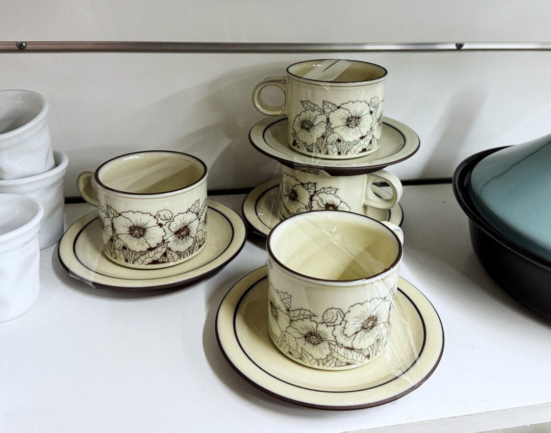 Vintage Hornsea England Cornrose Pattern Duo - Etsy