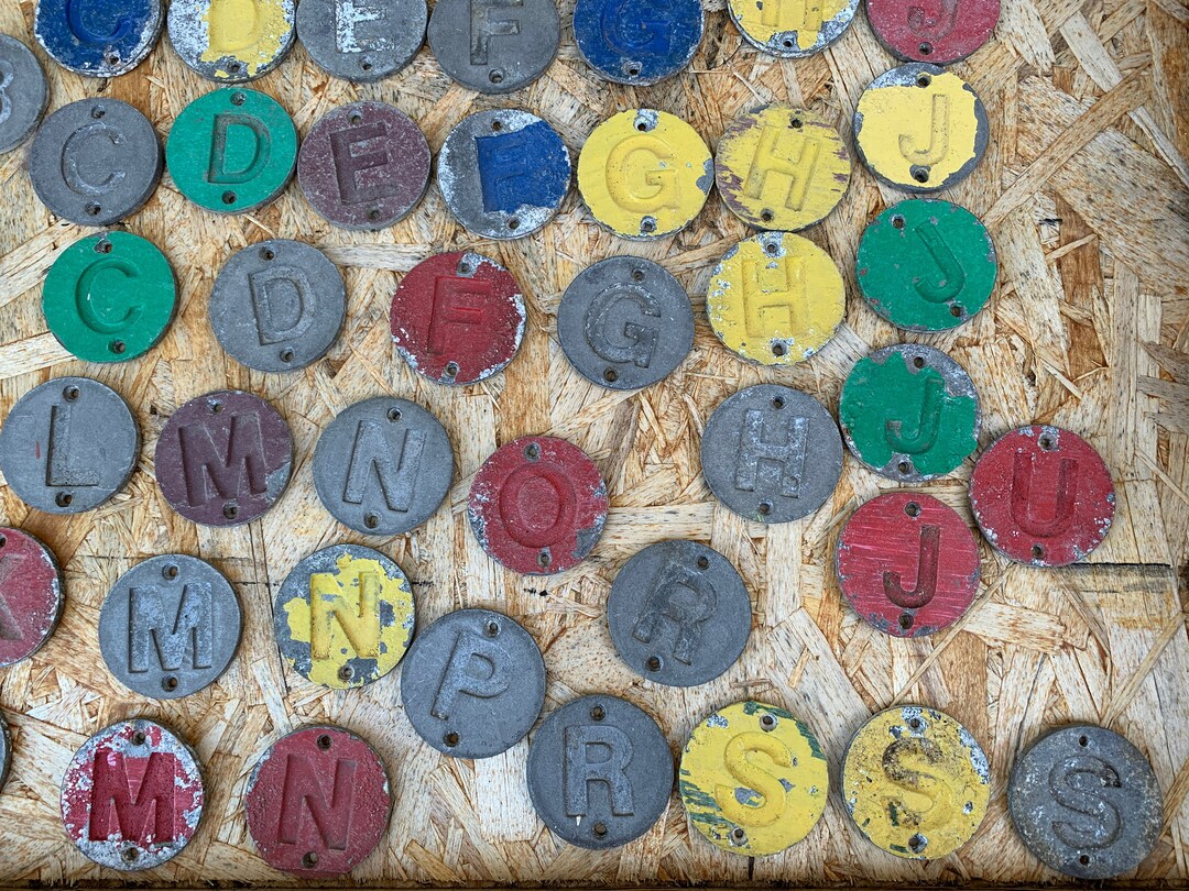 Rustic Metal Letters - Etsy