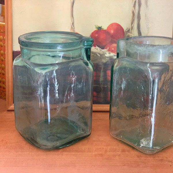 Antique Glass Battery Jar - Etsy