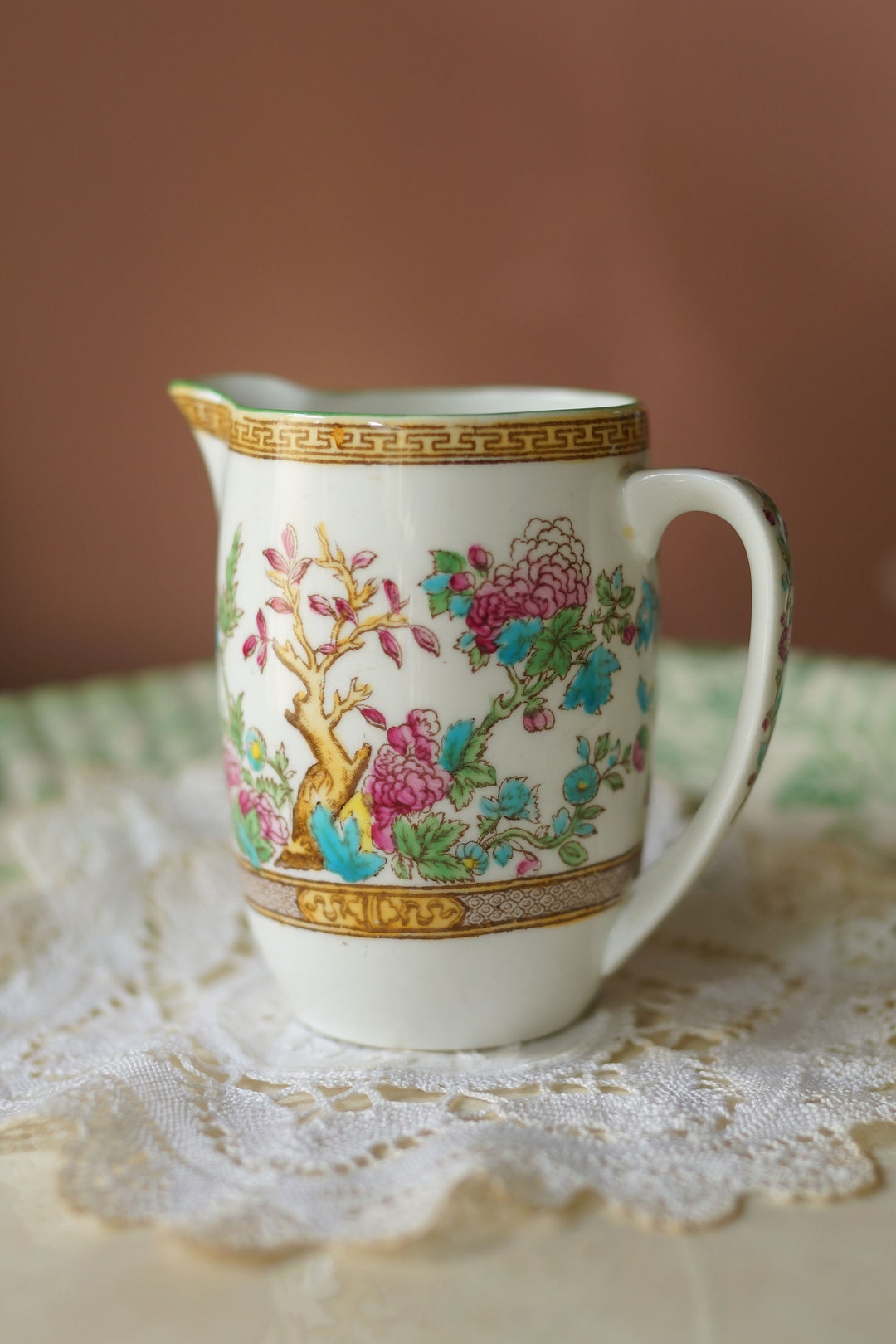 Sale Antique Indian Tree Cream Jug Foley Art China - Etsy