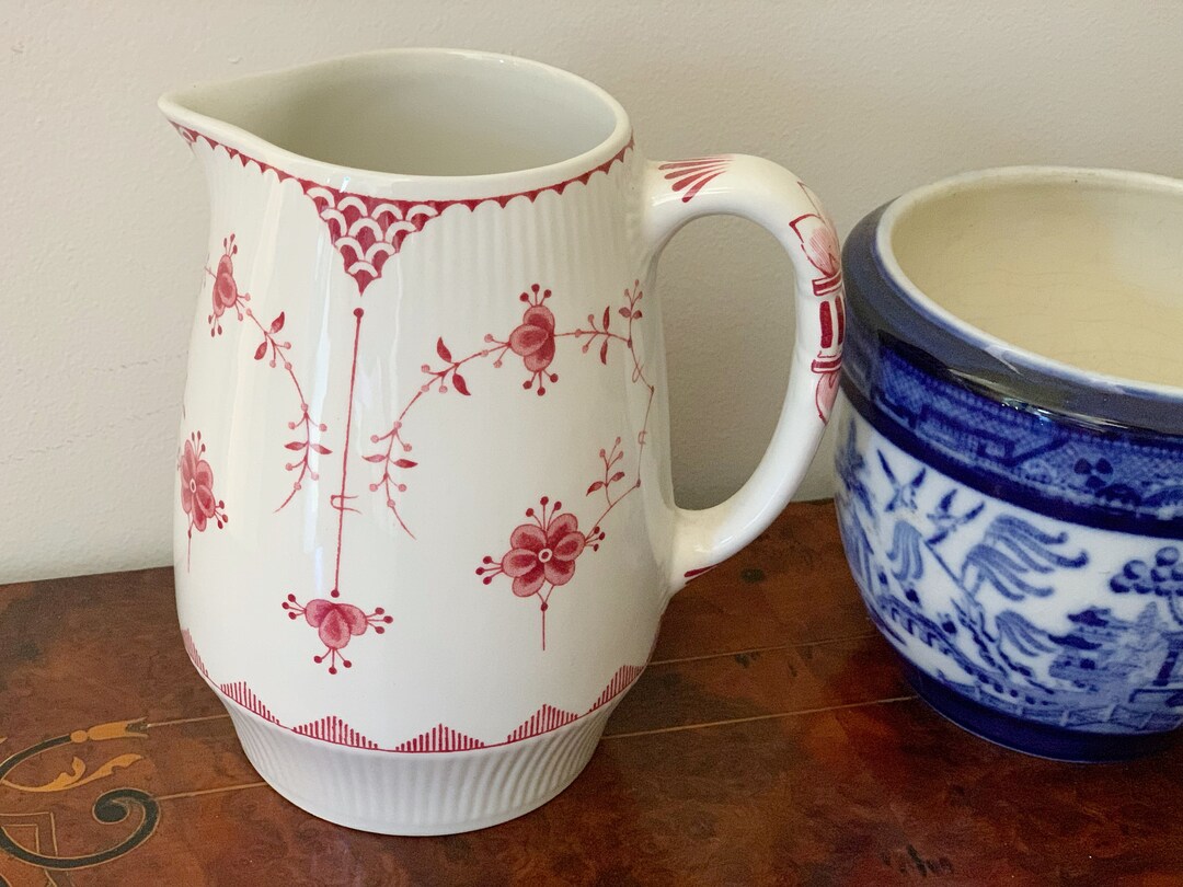 Sale Sale Vintage Furnivals Limited Denmark Ironstone Pitcher Jug - Etsy
