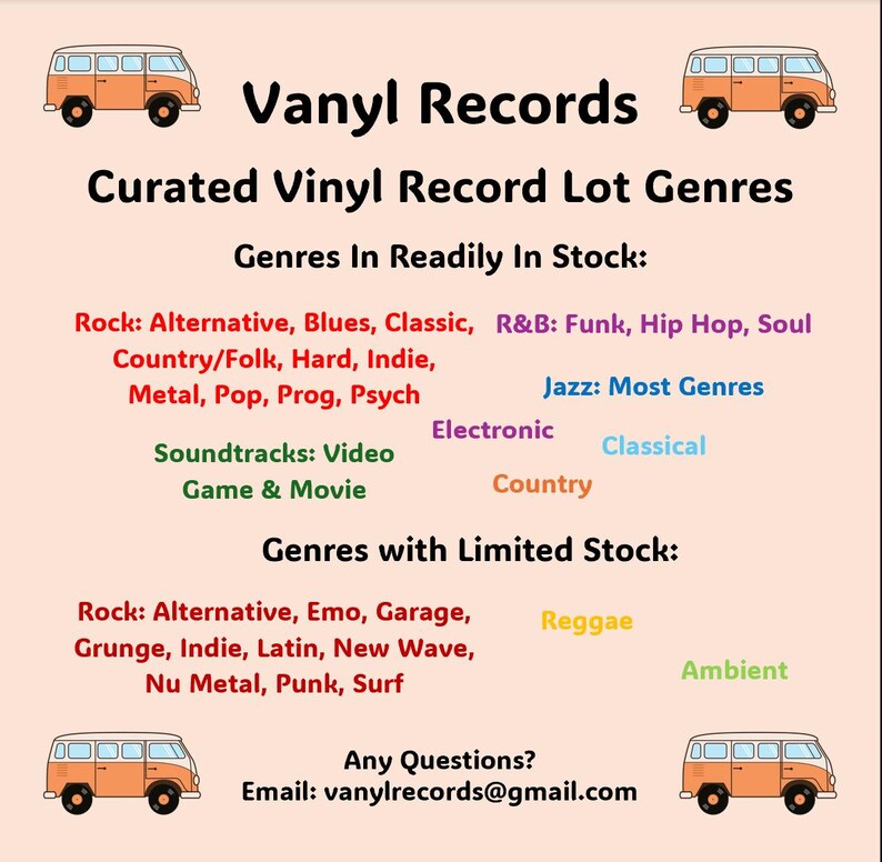 Curated Vinyl Record Lots - Etsy