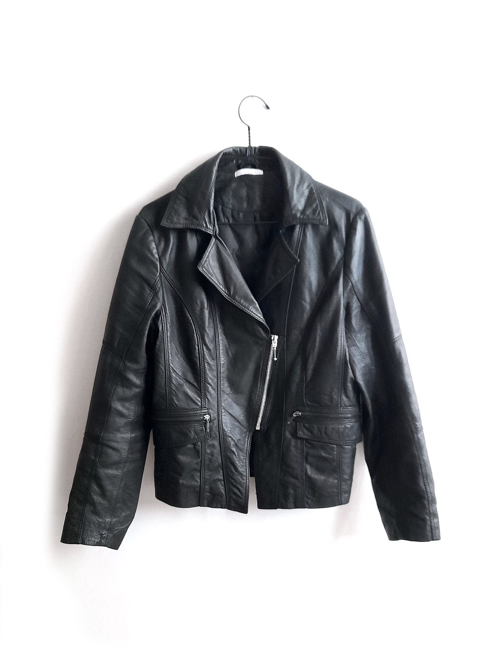 Golden Medusa Painted Jacket // Custom Leather Jacket / Vintage Gold ...