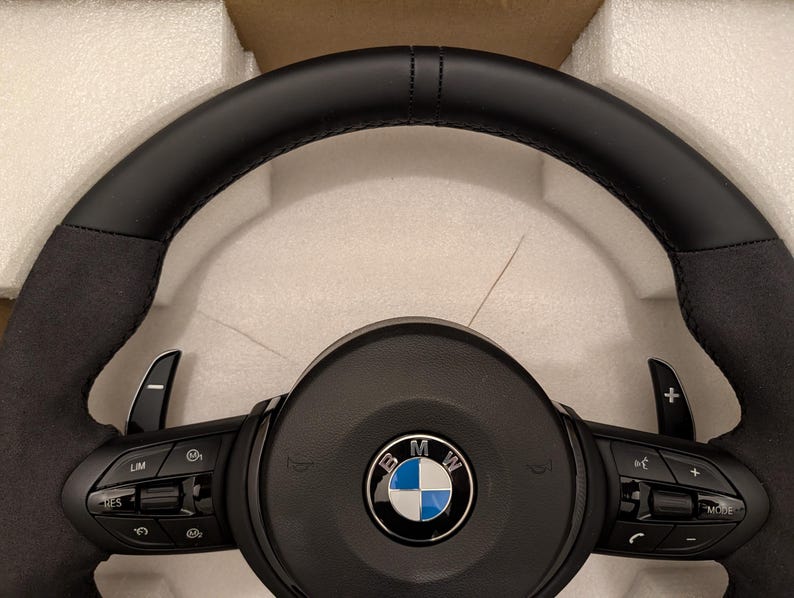 BMW M Sport Steering Wheel Alcantara & Leather 1,2,3,4,5,6 7 Series F20 ...