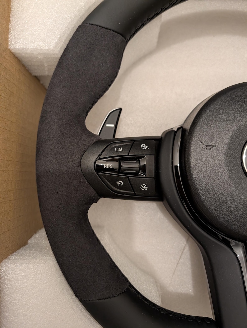 BMW M Sport Steering Wheel Alcantara & Leather 1,2,3,4,5,6 7 Series F20 ...