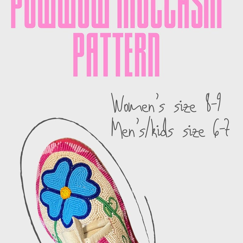 Moccasin Digital Patterns - Etsy