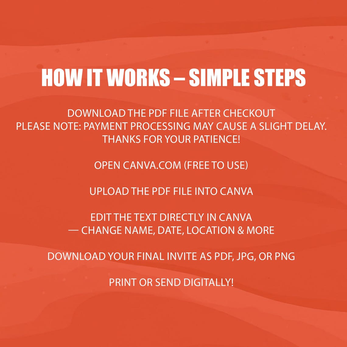 Jollibee Birthday Party Invitation: Editable Canva Template (digital ...