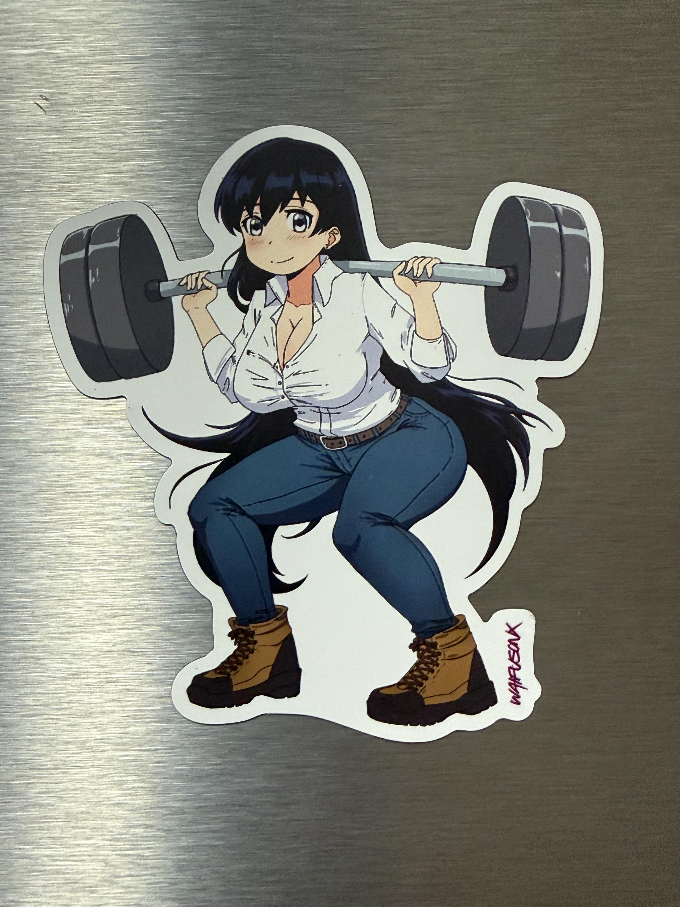 Nagi Arato Anime Waifu Magnet | Gym Babe Strength Training - Etsy