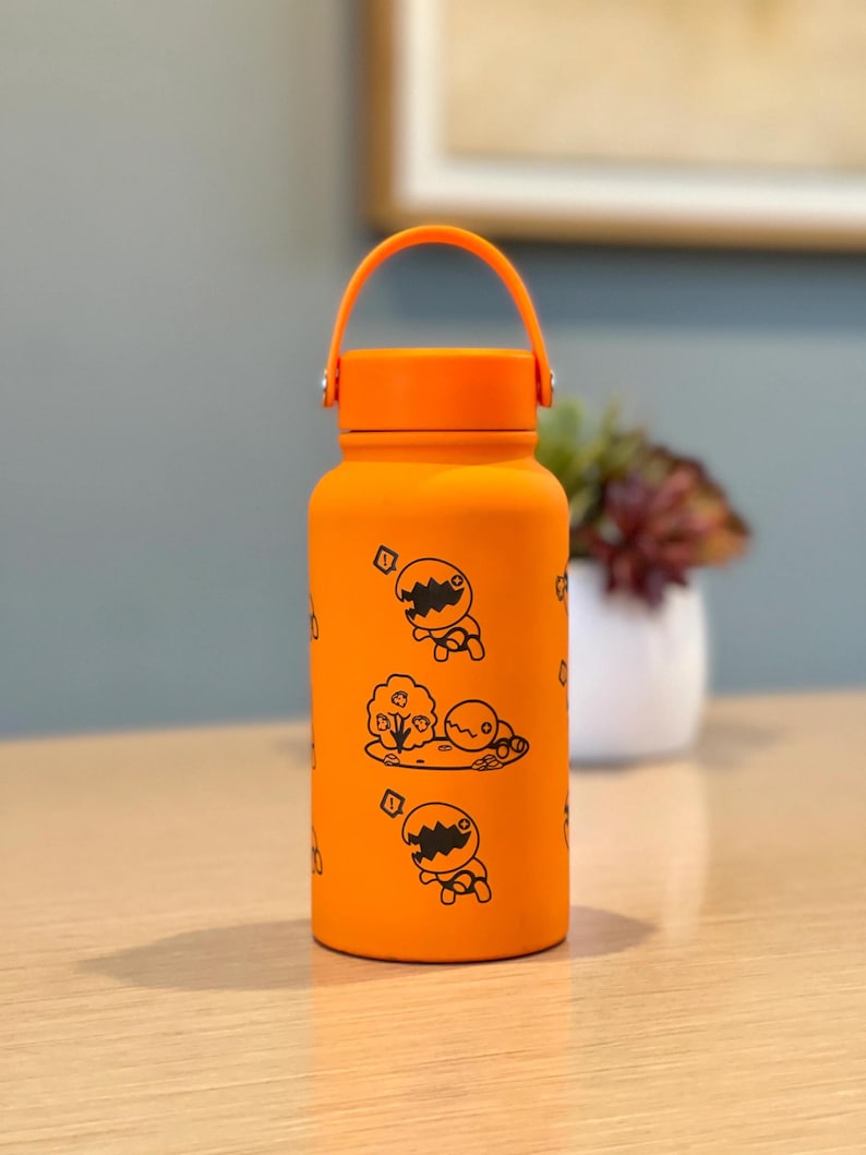 Trapinch Water Bottle Engraved Waterbottle With Sleeping Trapinch ...