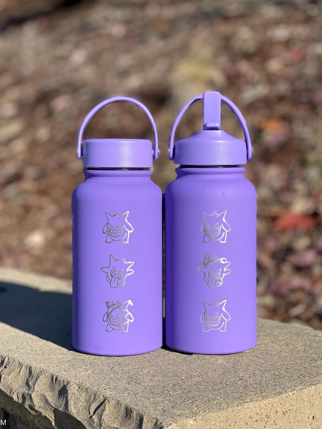 Gengar Water Bottle Coffee Tumbler With Go Event Halloween Witch Hat ...