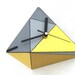 Yellow Desk Clock Spicy, Wood Unique Gift, Table Clock, Geometric ...