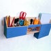Office Wall Organizer Blue, Desk Accessories for Office, Modern Blue ...