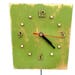 Wall Clock Pendulum Multicolor, Wall Hanging Clock Green Orange Blue ...