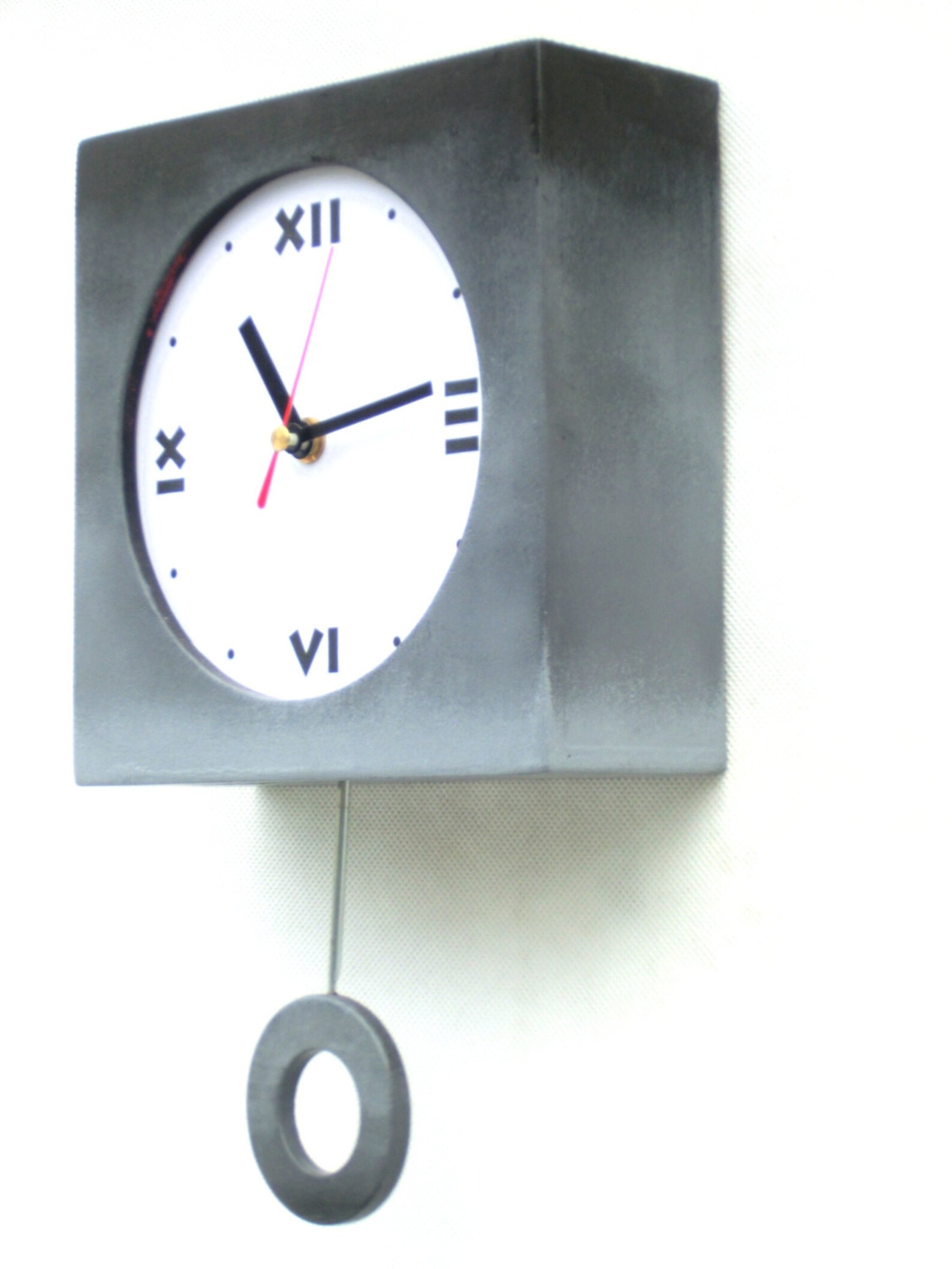 NO TICKING / QUIET Wall Clock Pendulum Clock Shaded Clock - Etsy