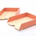 Orange Desk Organizer Paper Tray 2 Stages, Home Office Set, Desk Tray ...