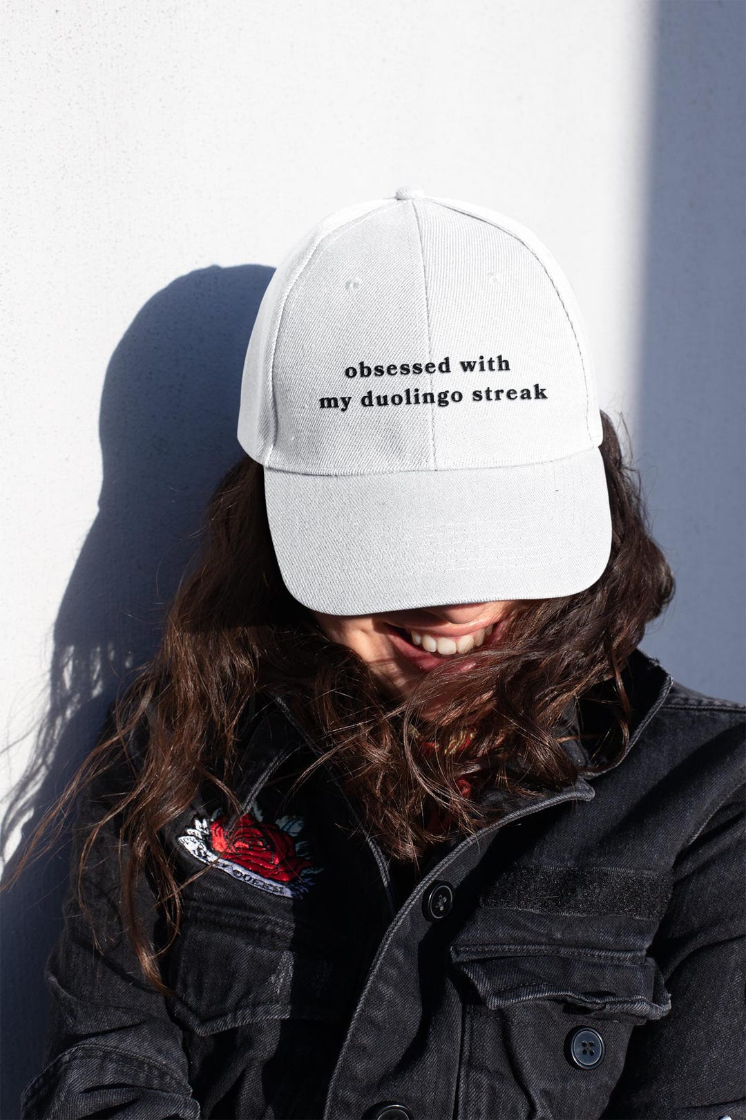 Obsessed With My Duolingo Streak Hat - Embroidered Baseball Cap for ...